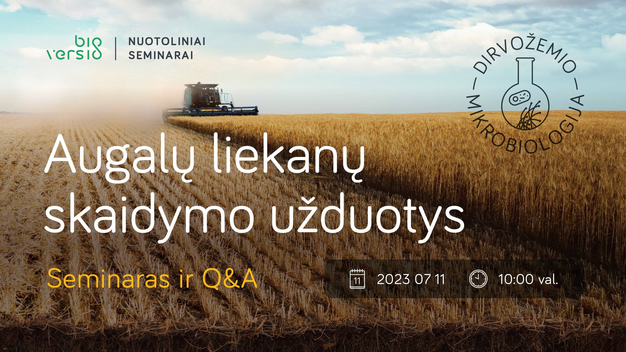 [Seminaras ir Q&A] AUGALŲ LIEKANŲ SKAIDYMO UŽDUOTYS • Bioversio